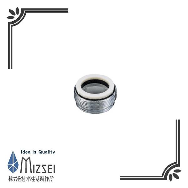 メタルコックを泡沫部の外ねじがM22×P1.0、泡沫部の内ねじがM24×P1.0の泡沫パイプに取付けるアダプターです●材質：黄銅●取付可能メーカー：TOTO/INAX/KVK/MYM/SAN-EI/KAKUDAI/GROHE/MOEN/他国...