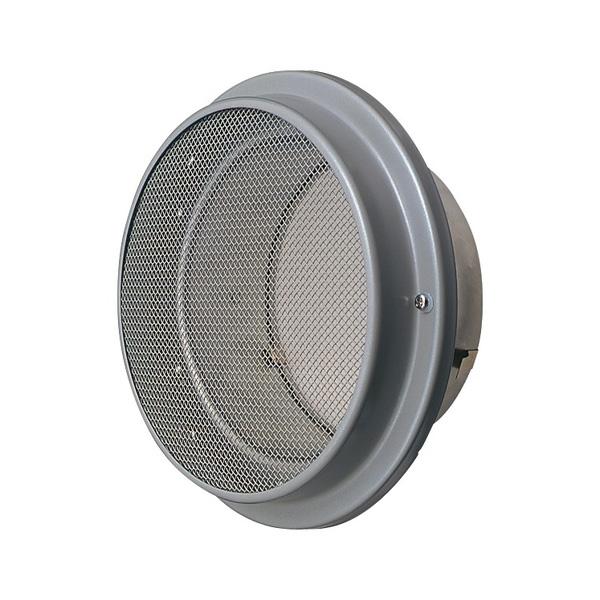 ●低圧損タイプ●防虫網付●ステンレス製●適用パイプ：Φ150mm●耐蝕性ステンレス（SUS304）●抜け止め金具付（スプリング式）●粉体塗装仕上げ（ギャラリ部）●防虫網付タイプ●防虫網は10メッシュ●ダクト用換気扇の屋外側のダクト先端に取付...