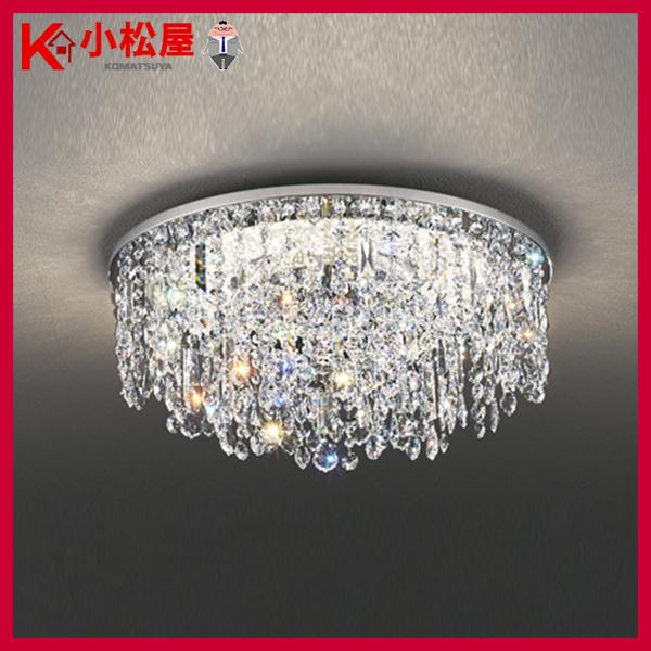 ●LED●壁スイッチ：全灯→メモリー点灯（調光・調色）→常夜灯●鋼（クロームメッキ）・飾：クリスタルガラス●サイズ：巾φ580×高250●重量：7.9kg●光源寿命40000時間●連続調光100-1％・調色●定格光束は白色時の値●調光器不可...