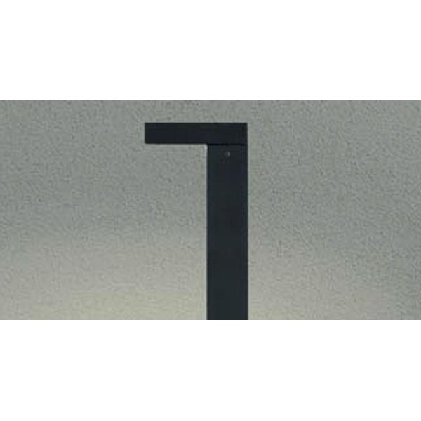 ●電球色　2700K・Ra85●LED内蔵●LED 8W●白熱灯60W相当●アルミダイカスト・アルミ型材 黒塗装●ガラス 消し●巾70 長112 高600 埋込深300mm 1.7kg●14VA●AC100V●光源寿命40000時間●上方光...