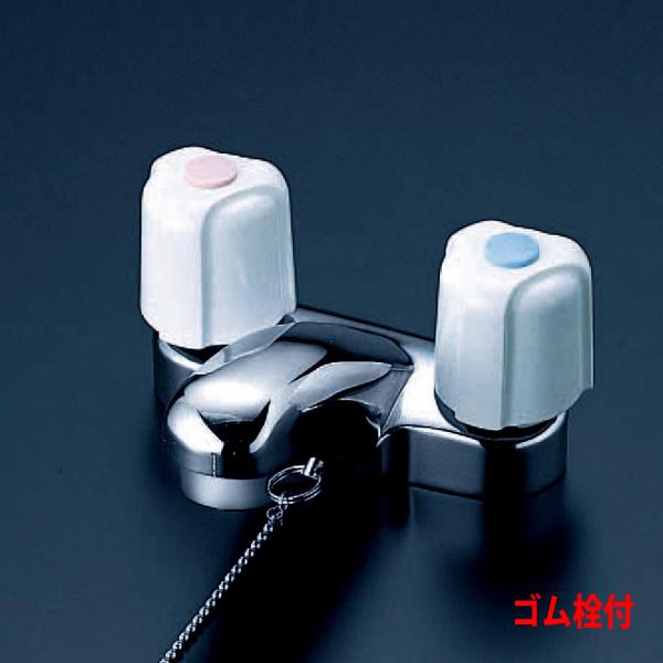 価格.com - KVK 洗面用2ハンドル混合栓(ゴム栓付) KM66G (水栓金具) 価格比較