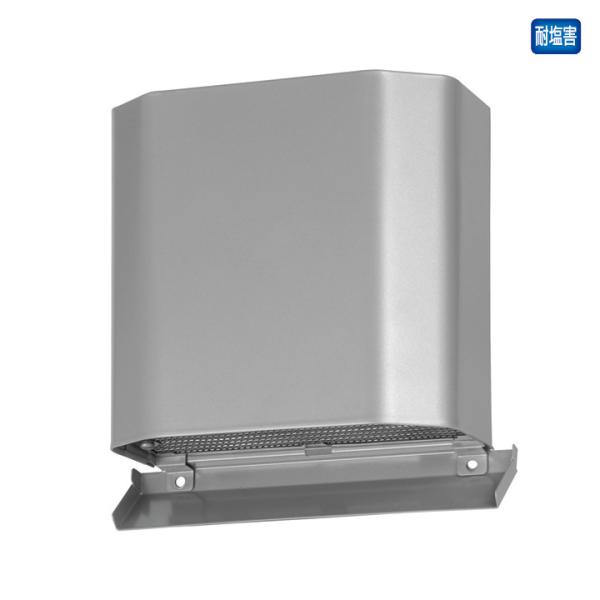 ●圧損抵抗係数(排気):4●圧損抵抗係数(給気):3.9●適用パイプ:呼び径:φ150●材質:ステンレス製t0.5mm●表面仕上:シルバーメタリック粉体塗装●スクエアデザイン●壁汚れ軽減仕様●サイドアップ水切板付●雨水浸入を大幅に軽減●三面...