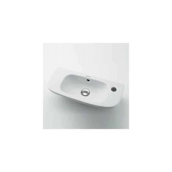 DU-07065000082 カクダイ 手洗器単品[デュラビット][D-Code][Sieger Design][壁掛式][角形][500×220][水栓取付穴径:φ35][右側1ヶ所]