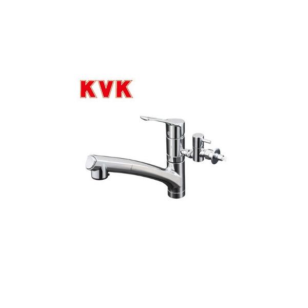 価格.com - KVK 流し台用シングルレバー式シャワー付混合栓(分岐止水栓付) KM5021TTU (水栓金具) 価格比較