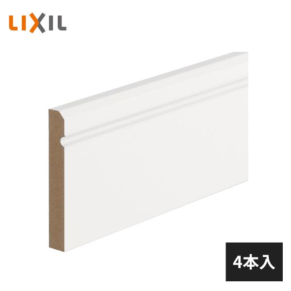 【近畿地方のみ配達可】LIXIL 幅木 ファミリー 長さ4000mm 4本入 5002-MBJB【サイズ】60×9×4000mm【梱包入数】4本入【カラー】プレシャスホワイト：YY-5002-MBJB / クリエアイボリー：WA-5002-...
