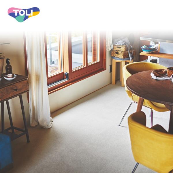 東リ ファブリックフロア アタック270 キャンバスファイン 400×400mm AK2740cm×40cmのカラフルなカットパイル品。優しい肌触りと掃除のしやすさを実現しました。【パイル】BCFナイロン100％【バッキング】ソフトバックQ...