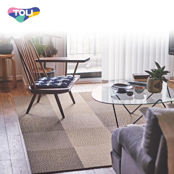 東リ ファブリックフロア アタック950NE ソフトループネオ 400×400mm AK9540cm×40cmのコンパクトサイズ。リップルパターンでサイザル調のテクスチャーを表現しました。【パイル】原着ポリプロピレン100％【バッキング】ソ...