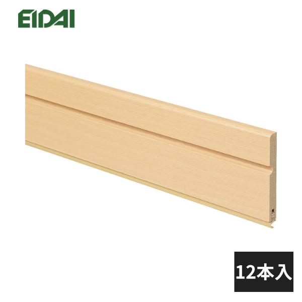 永大産業 短尺幅木 不陸吸収部材付き 長さ1950mm 12本入 IPE-MH11319-12【サイズ】厚み7×幅55×長さ1950mm【基材】MDF【入数】12本/梱【カラー】ハーモニックホワイト柄：IPE-MH113WH19-12 / ...