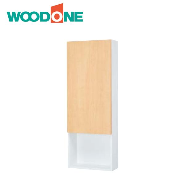 WOODONE 壁厚収納 トイレ内収納Aタイプ 左右兼用 IPPB71-B5 受注生産品飾り棚付きの収納で、芳香剤やお花も置けます。【仕様】本体：特殊化粧シート(ホワイト色)底板：特殊化粧シート(ホワイト色)棚板：固定棚1枚 可動棚2枚(ホ...