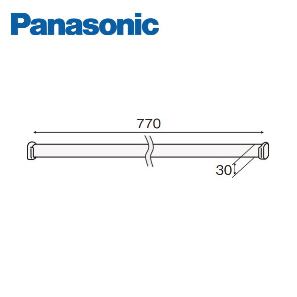 Panasonic 玄関用収納 コンポリア オープンフロア用 パイプ3型 QCE4PP3【サイズ】770×30mm