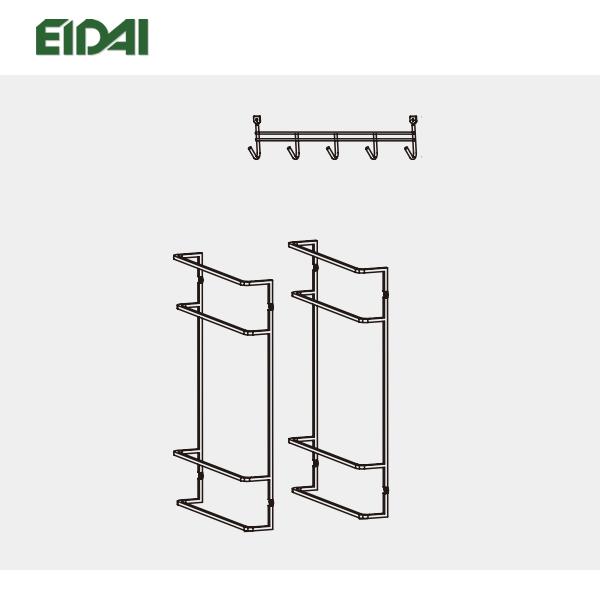 永大産業 シューズボックス スリッパラック・5連フック 木扉用 VGS-PSR 受注生産品扉裏面を有効活用できます。【サイズ】スリッパラック：幅267×高さ375×奥行41mm5連フック：幅265×高さ60×奥行30mm【同梱品】スリッパラ...