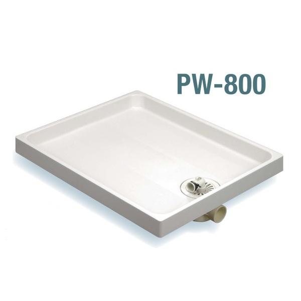 サヌキ 洗濯機防水パン　樹脂タイプ PW-800C+トラップBT-Y（横）　【SHO】