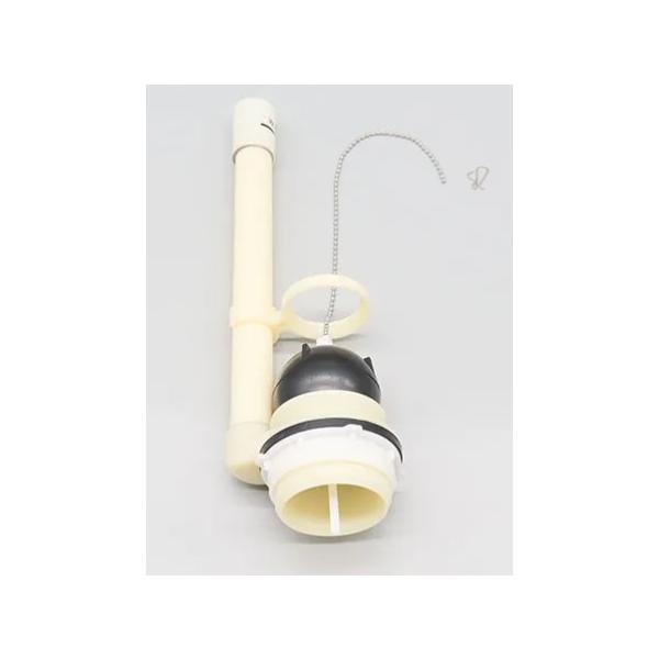 対応タンク仕様・袋ナットなし(密結ロータンク用)・標準式、弁座下パッキン形状：平フロート弁仕様・ドラムなし・フロートカップ(W節水)なし　(オーバーフロー管高さA：302mm)・ゴム玉：大(65Φ)・ネジ外径：Φ66