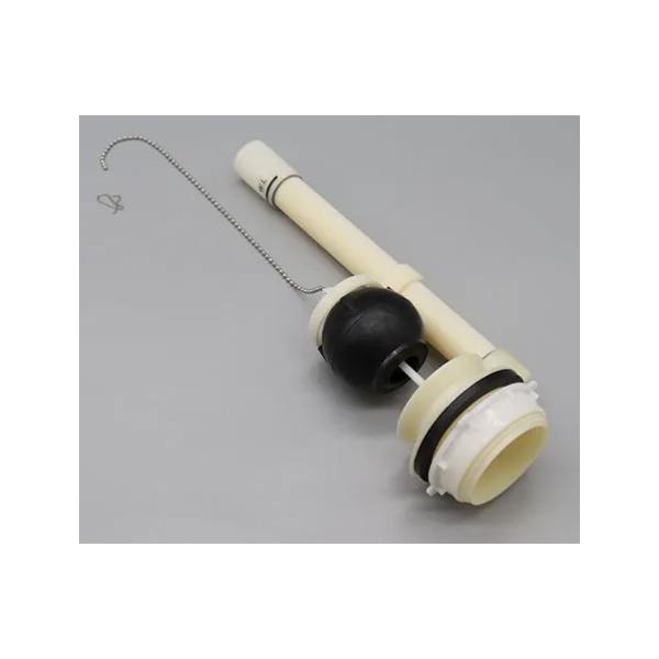 見分けのポイント1.WL高さ：243mm2.オーバーフロー管：上端が太い3.ゴム玉：大径Φ65mm4.弁座下パッキン：平パッキン対応タンク仕様袋ナットなし(密結ロータンク用)標準式、弁座下パッキン形状：平フロート弁仕様ドラムなし、フロートカ...