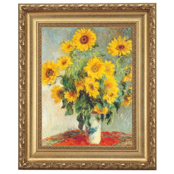 情熱的で野性味あふれるひまわりを、これほど穏やかに描き上げるのは、巨匠モネだからこそ。ひまわりのイメージを覆す斬新な作品。原画：制作1881年　所蔵：メトロポリタン美術館クロード・モネ1840年11月14日〜1926年12月5日1840年パ...