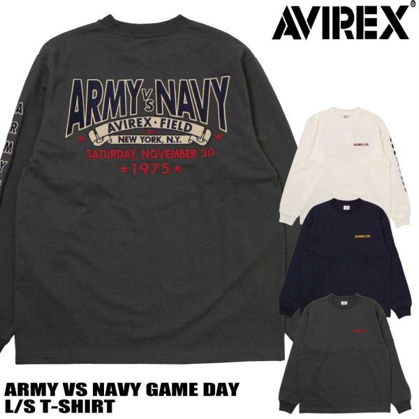 ARMY VS NAVY GAME DAY L/S T-SHIRT商品番号：783-6130002・カレッジスタイル長袖Tシャツ・左胸にはオリジナルロゴをプリント・背中にはクラシックなグラフィックをプリント・左袖には「ARMY vs NAV...