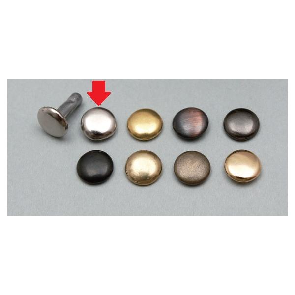 クラフト社両面カシメ小サイズ：Φ6×足7mm入数：10コ入カラー：ニッケルクリックポスト(メール便)選択可。クリックポスト(メール便)は、代金引換不可です。また、不達・紛失等、郵便事故の際の内容品補償はございませんので、ご了承願います。