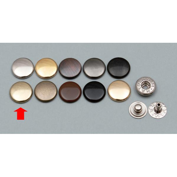 クラフト社ホック　中サイズ：外径12mm入数：10コ入カラー：しんちゅうクリックポスト(メール便)選択可。クリックポスト(メール便)は、代金引換不可です。また、不達・紛失等、郵便事故の際の内容品補償はございませんので、ご了承願います。