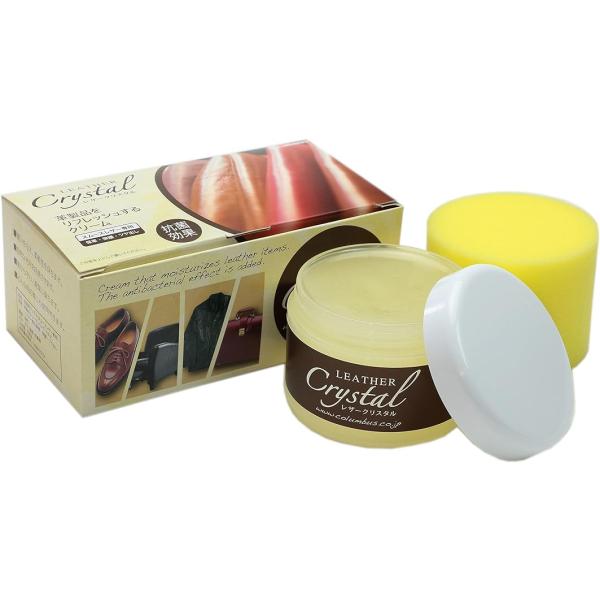 有機溶剤やシリコーンなどを使用せず、天然成分とWAXを配合し、肌に触れる機会の多い皮革製品にも安心して使用できます。皮革への浸透性は高くさらりとした使い心地で、無色に近いので皮革の色が極端に濃くなることもありません。内容量：100g取り扱い...