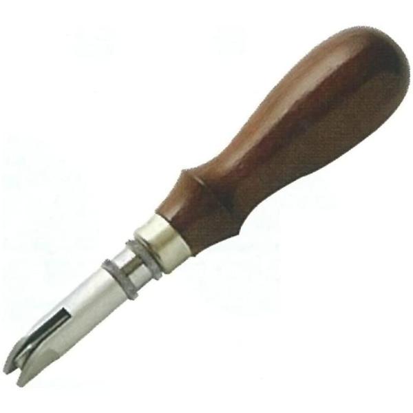 皮革床面をV型に削り、折り曲げやすくする為の溝切りです。2.0mm以下の革に適し、角をしっかり出して曲げる箇所に使用します。革の厚みに応じて溝の深さの設定が可能です。※クリックポスト(メール便)選択可。クリックポスト(メール便)は、代金引換...