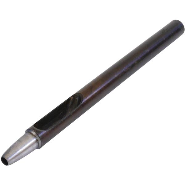 クラフト社 ハトメ抜き8号(2.4mm)かがりや金具の取付け用の丸穴をあけます。クリックポスト(メール便)選択可。クリックポスト(メール便)は、代金引換不可です。また、不達・紛失等、郵便事故の際の内容品補償はございませんので、ご了承願います。