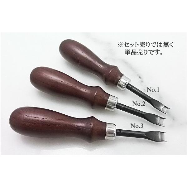 突き合わせやへり返しなど床面を薄くする時に便利なエッジャー。切れ味が鈍くなった時にはメンテナンスができるよう、耐水ペーパーと青棒もセット。※使用後はミシン油を塗布して保管してください。No.2(7mm)クリックポスト(メール便)選択可。クリ...