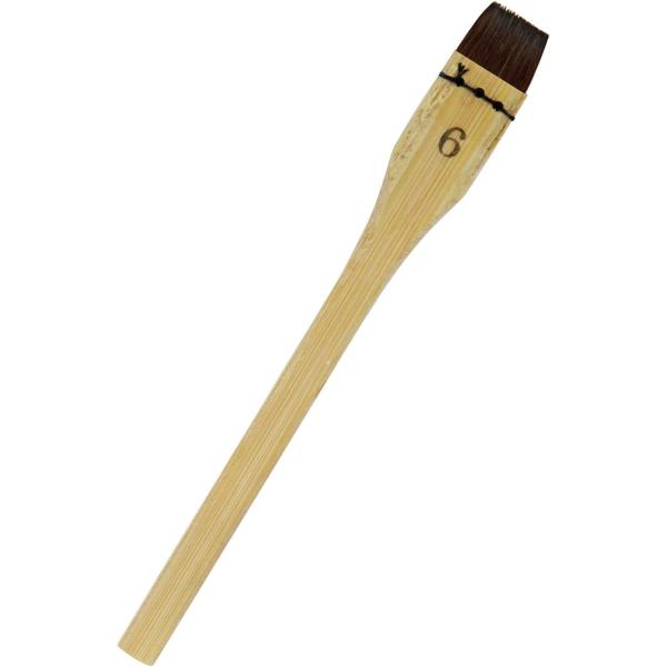 協進エル　すり込み平刷毛 6号 約18mmクリックポスト(メール便)選択可。クリックポスト(メール便)は、代金引換不可です。また、不達・紛失等、郵便事故の際の内容品補償はございませんので、ご了承願います。