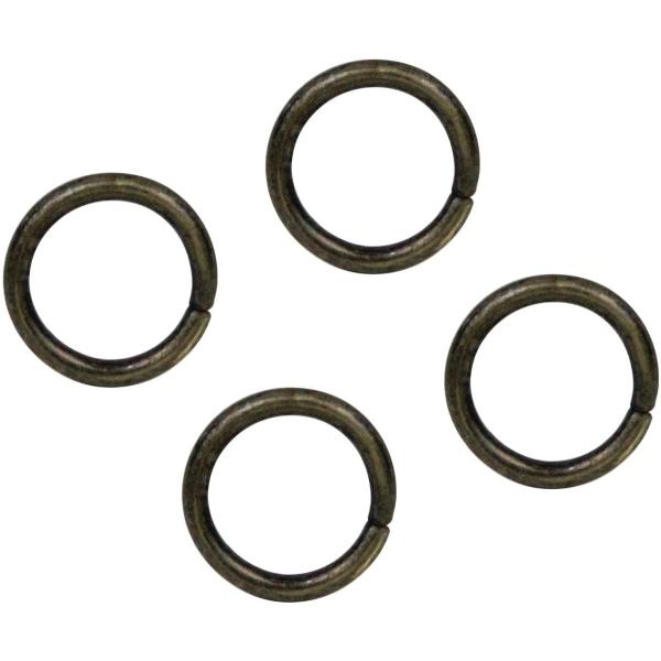 協進エル 丸カン4コ入りサイズ：12/2mm(内径/太さ)カラー：アンティッククリックポスト(メール便)選択可。クリックポスト(メール便)は、代金引換不可です。また、不達・紛失等、郵便事故の際の内容品補償はございませんので、ご了承願います。