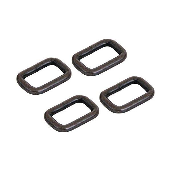 協進エル 角カン4コ入りサイズ：15×8/3mm(内径×高さ/太さ)カラー：ブロンズクリックポスト(メール便)選択可。クリックポスト(メール便)は、代金引換不可です。また、不達・紛失等、郵便事故の際の内容品補償はございませんので、ご了承願います。