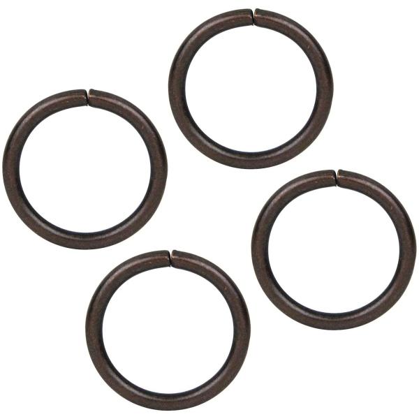 協進エル 丸カン4コ入りサイズ：30/4mm(内径/太さ)カラー：ブロンズクリックポスト(メール便)選択可。クリックポスト(メール便)は、代金引換不可です。また、不達・紛失等、郵便事故の際の内容品補償はございませんので、ご了承願います。