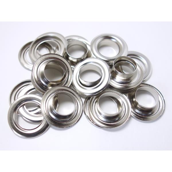 ハトメリング No.30 協進エルカラー：ニッケル内容量：10コ入サイズ（外径×高さ×内径）：28×9×15.5mmクリックポスト(メール便)選択可。クリックポスト(メール便)は、代金引換不可です。また、不達・紛失等、郵便事故の際の内容品補...