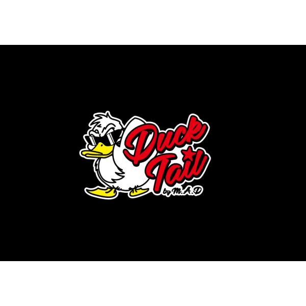 2026 Duck Tail(ダックテール)by.M.A.D　ステッカープリントタイプ☆by.BEECASステッカーよりは小さめです★サイズ：横8ｃｍ×縦5.5ｃｍ