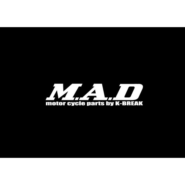 M.A.Dステッカー（切り文字タイプ）ホワイトサイズ：横220ｍｍ×縦51ｍｍ