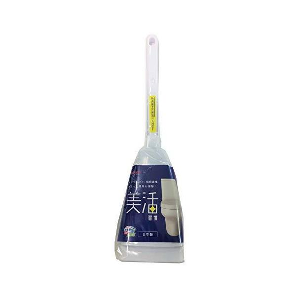 キズつきにくい極細繊維とコシの強いナイロンブラシのW効果で汚れをスッキリ落とします防汚加工トイレ対応です■重さ：195 g■サイズ：400 × 100 × 120 mm■材質：ブラシ柄/ポリプロピレン　ブラシ部/ポリエステル・ナイロン　本体...