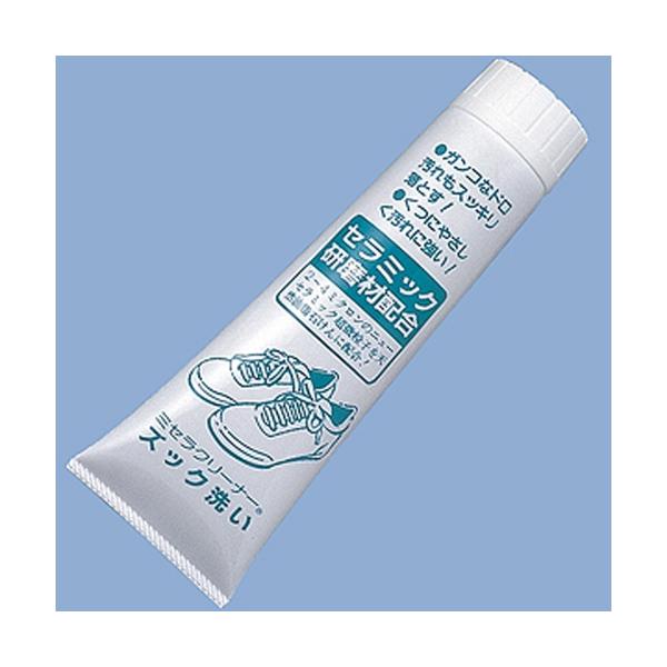 上履き、運動靴等の汚れ落としに。石けんに、角が丸い微粒子研磨剤を配合。手にやさしく汚れを落とすので、お子様でも安心して靴洗いができます。使いやすい半ねりタイプ。リン酸塩、蛍光剤、塩素系漂白剤を含んでいません。■サイズ：約7×20×5cm■内...