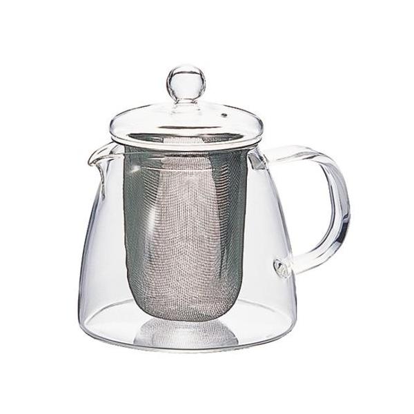 ガラスで出来ているので、お茶の色合いが目で愉しめて、飲み頃がわかるティーポット。日本茶、中国茶、紅茶やハーブティーとお茶の種類を問わず使えるシンプルなデザインです。大きくて長い茶こしを採用しているので茶葉がしっかりと広がり、1杯分からも抽出...