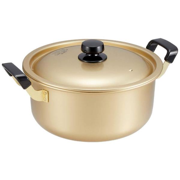 日本の食卓で昔から愛される「純しゅう酸」シリーズ。しゅう酸アルマイト加工は硫酸アルマイトと比べて耐食性は３倍、耐磨耗性は1.6倍です。耐久性に優れた表面加工のおかげで、お鍋が長持ちします。一人用から家族用まで使い勝手の良い大きさが見つかりま...