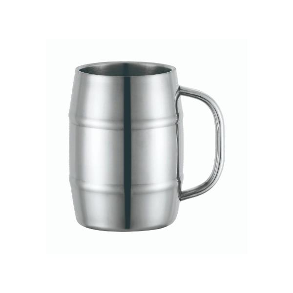 結露しにくいから手が濡れない。氷が溶けにくいので味が薄まらず、美味しさが持続！真空二重構造で抜群の保温効力。ギュッと握れるパイプハンドルで大容量もしっかり持てる。■サイズ：160×120×160mm（満水：970ml）■重量：433g■材質...