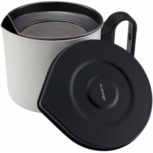 ■オイルサーバーとしてもちょうどいい■コンパクトで邪魔にならず、置く場所を選ばない■1枚絞りで油モレ無し■握ったときに手が本体に当たらないのもgood■お洒落なモノトーンカラー■SGマーク 製品安全協会適合品●サイズ(約)：幅13.2×奥行...