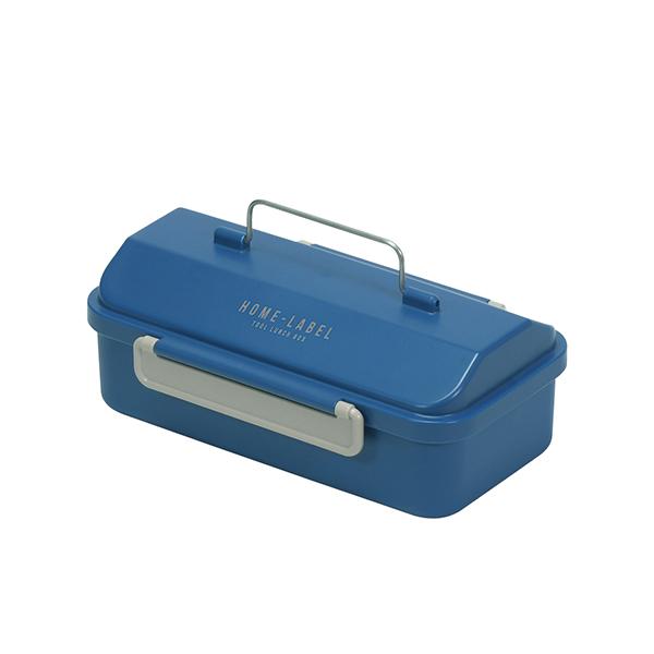 蓋を外して電子レンジ対応・抗菌加工まるでツールボックスのような、おかずが潰れにくい立体蓋形状19×11.5×7.5cm日本