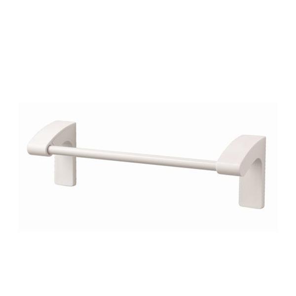 マグネットだから浴室の壁に貼り付けるだけ！耐荷重約0.5kg255×55×70mm材料の種類/本体：ABS樹脂　バー：18-8ステンレス鋼　マグネット：ネオジムマグネット日本