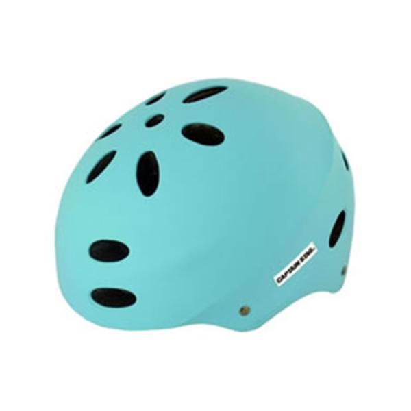 ハードシェルタイプ。頭のサイズに合わせて調整ができるダイヤルタイプのサイズ調整バンド付。54〜56cm未満シェル：ABS、帽体：EPS（発泡スチロール）、クッション材：ポリウレタン（表皮：PE）