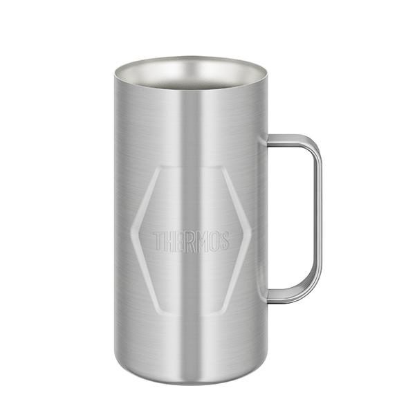 氷が溶けにくいから味が薄まらない食洗機対応1000ml本体・ハンドル：ステンレス鋼