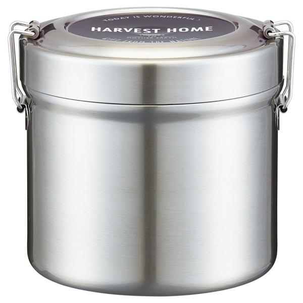 シンプルで格好いい保温ランチボックス！冷たい麺類、汁気の少ないカレーやあんかけ料理、温かい丼に！保温力に優れた真空二重構造のお弁当箱です。プラスチック製の中容器のみ電子レンジＯＫ（本体は不可）。■保温効力：59度以上（6時間）　保冷効力：1...