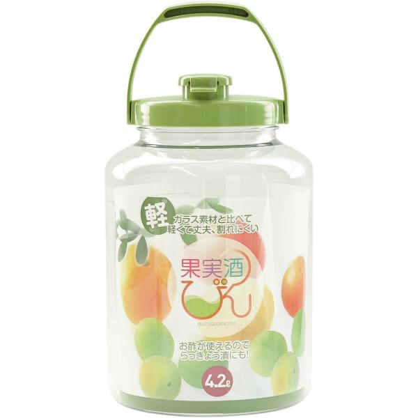 ■軽くて丈夫・汚れにくい・臭いの付きにくいPET素材です■注ぎ口はワンタッチで開くラクラク開閉タイプです●サイズ：幅16.1×奥行16.4×高さ26.5cm●生産国：日本●容量：4.2L●素材・材質本体：PETフタセット：PPパッキン：シリ...