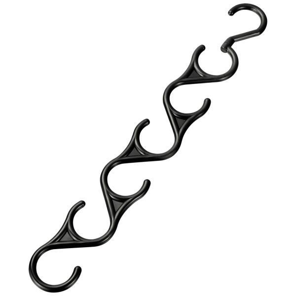 クローゼットの収納スペースを有効活用できます。お好みの向きに引掛けてスペースをとらずにバックや小物をスリムに収納。■サイズ：60×9×468mm■本体：耐熱120度/耐冷-20度■重量：65g■材質：ポリプロピレン■引掛け部：内径約φ42/...