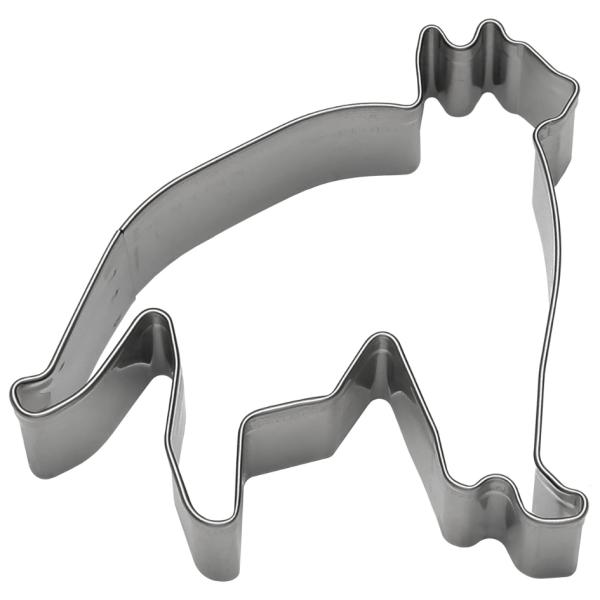 かわいいねこ型のクッキー抜型。パーティーやプレゼント、ケーキのデコレーションに最適です。ステンレス製なのでサビにくくお手入れ簡単。■サイズ：幅68×奥行61×高さ21mm■材質：ステンレス鋼（18-8） ■原産国：日本