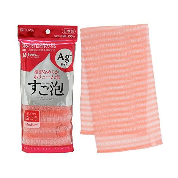濃密でなめらかなボリューム泡が作れるボディタオルです純銀の糸「ミューファンR?」の抗菌力で細菌の増殖を抑制します生地を凸凹させることで空気を含み素早く泡立ちます細めの66ナイロンを使用しているので、キメ細かい泡が立ちやすいです適度な肌ざわり...