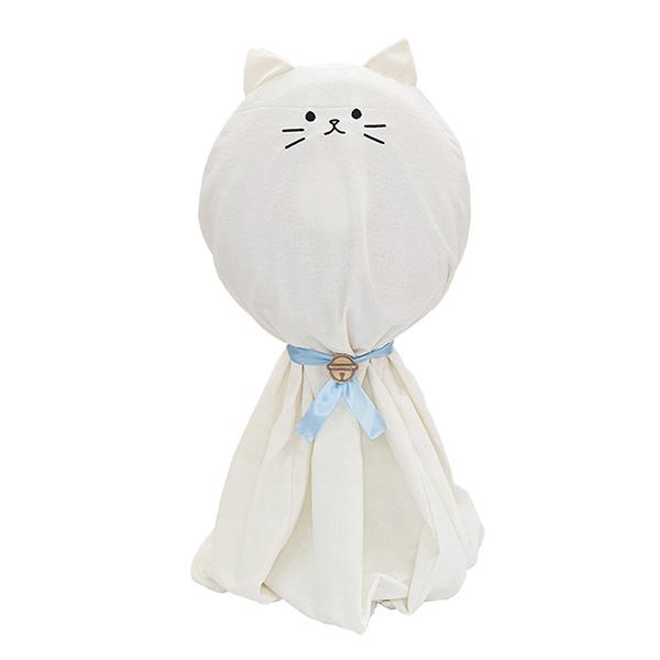 ■収納場所がない家電を猫柄のカバーで見せる収納に！●サイズ：W44×D44×H80●素材：TC生地、ゴム●生産国：中国