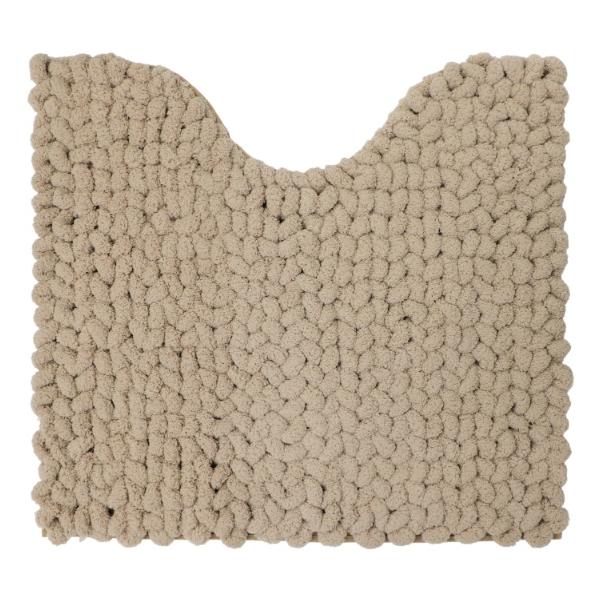 流行の極太糸を編んだようなイメージ、おしゃれなトイレシリーズです。マイクロファイバーのもこもこ糸。柔らかな肌触り、ふかふかな足当たり、ボリューム感があります。極上のふかふかさで、より快適なトイレ空間にします。■サイズ：約55×60cm■材質...